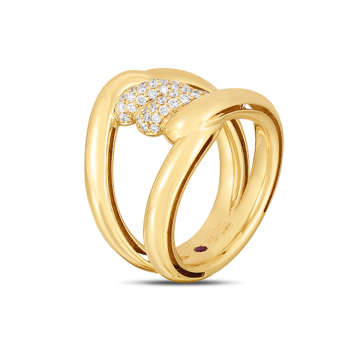 Roberto Coin Cialoma Diamond Single Knot Ring – Topper Fine Jewelers