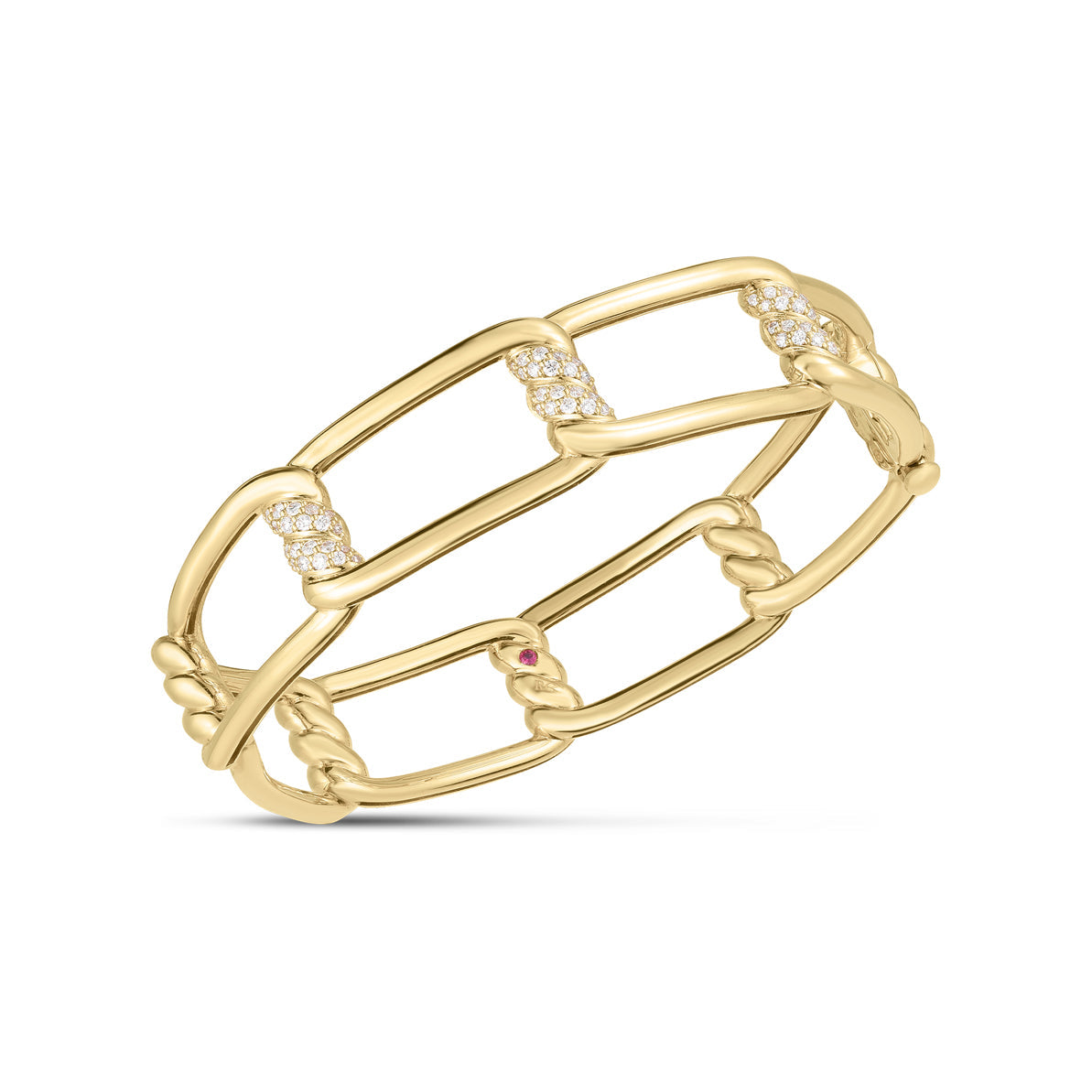Roberto Coin Cialoma Diamond Accent Bangle – Topper Fine Jewelers