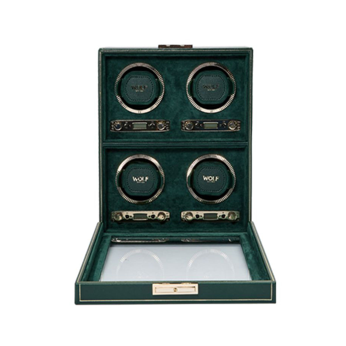 Wolf British Racing 4 Piece Watch Winder – Topper Fine Jewelers