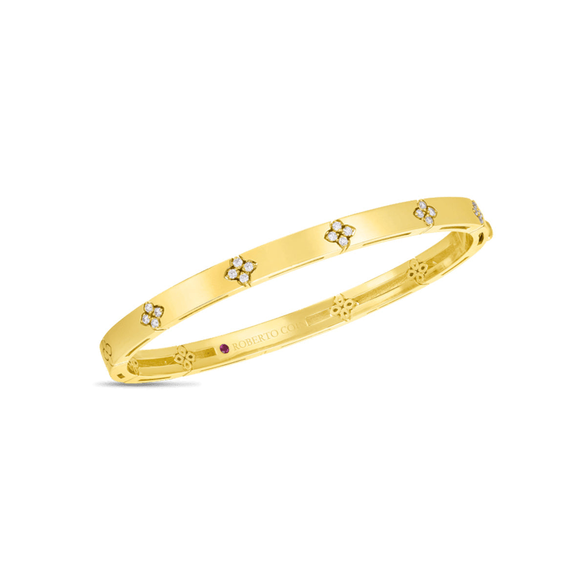 Roberto Coin Love In Verona Diamond Accent Bangle – Topper Fine Jewelers