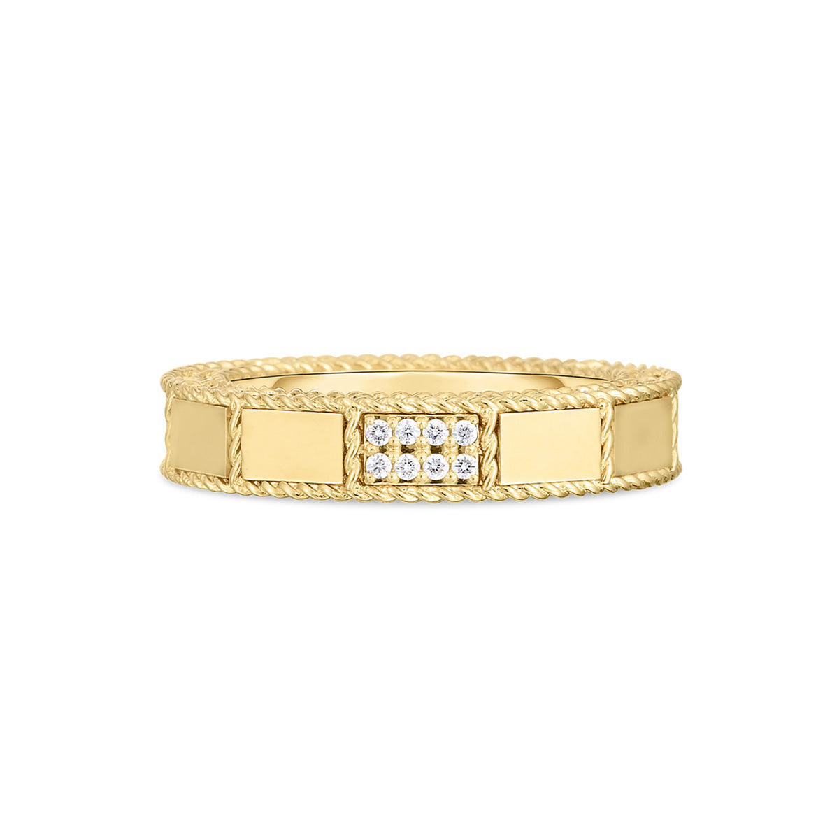 Roberto Coin Mosaic Diamond Accent Ring – Topper Fine Jewelers