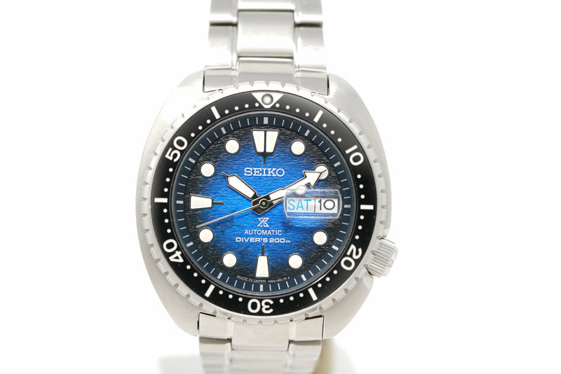 Pre-Owned Seiko Prospex King Turtle Save the Ocean 'Manta Ray' SBDY063 ...