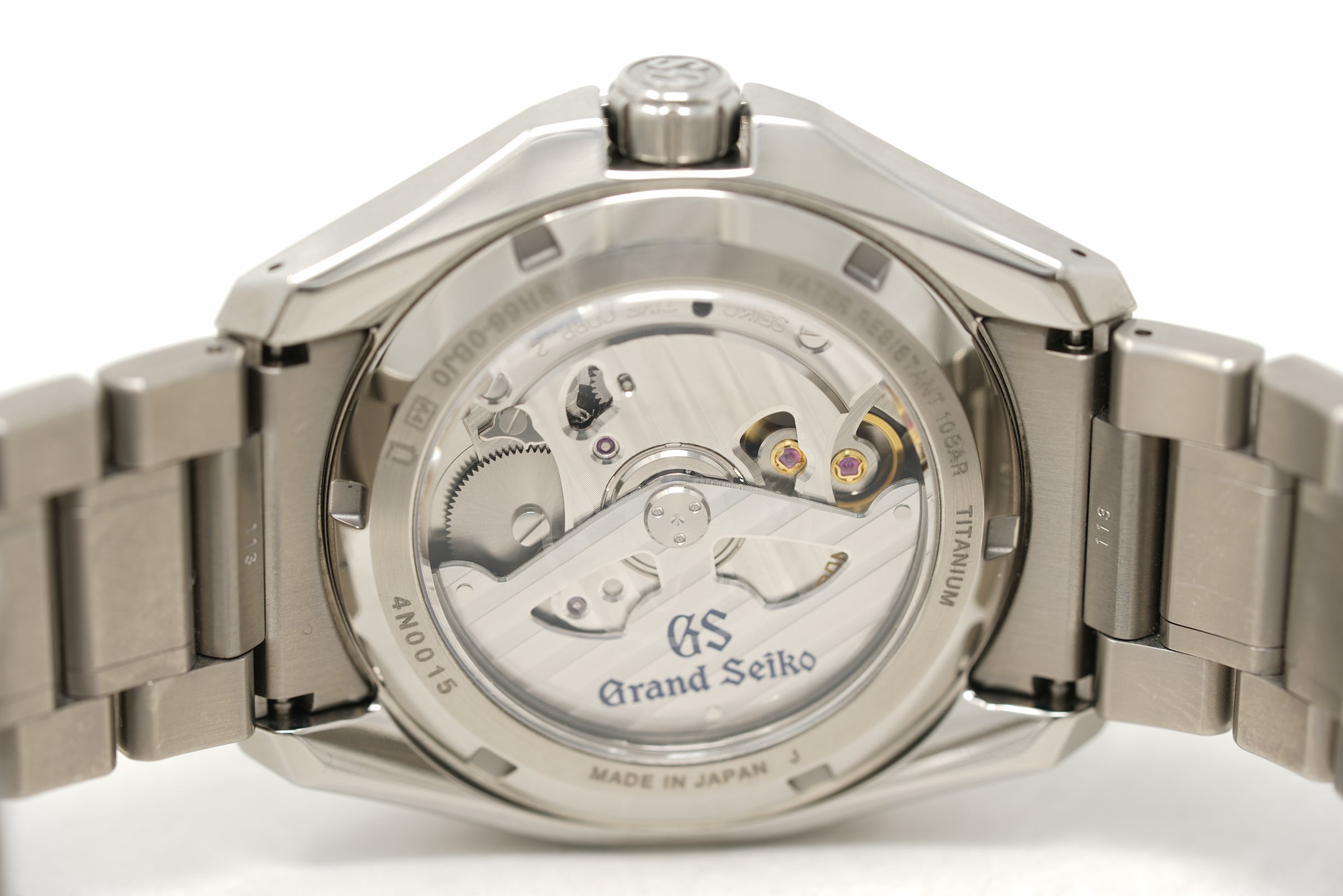 Pre-Owned Grand Seiko Evolution 9 Spring Drive GMT 'Mistflake' SBGE285 ...