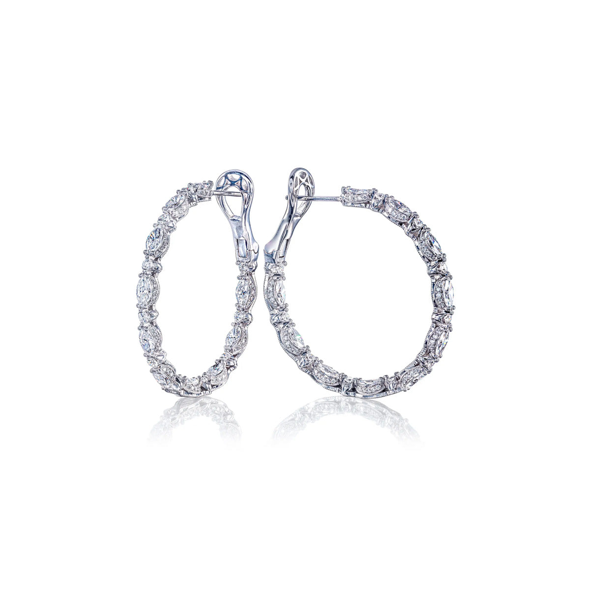 Tacori Diamond Hoop Earrings – Topper Fine Jewelers