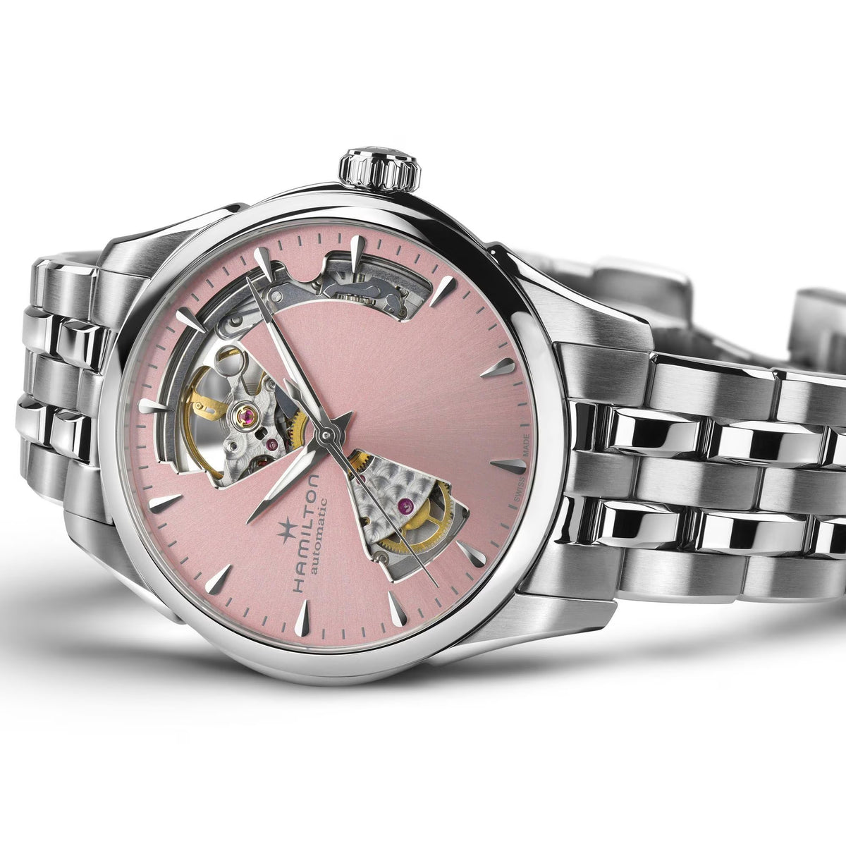 Hamilton Jazzmaster Open Heart Lady Auto H32215170 – Topper Fine Jewelers