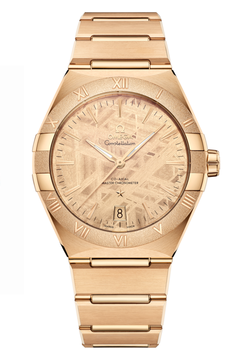 Omega Constellation Moonshine Gold Meteorite Co-Axial Master Chronomet ...